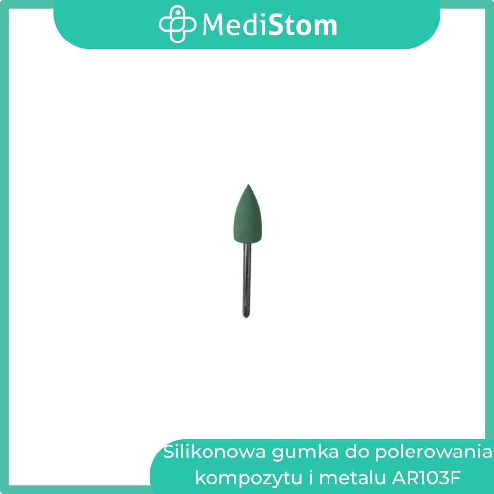 Silikonowa gumka do polerowania kompozytu i metalu AR103F; 10 szt. ARZT ...